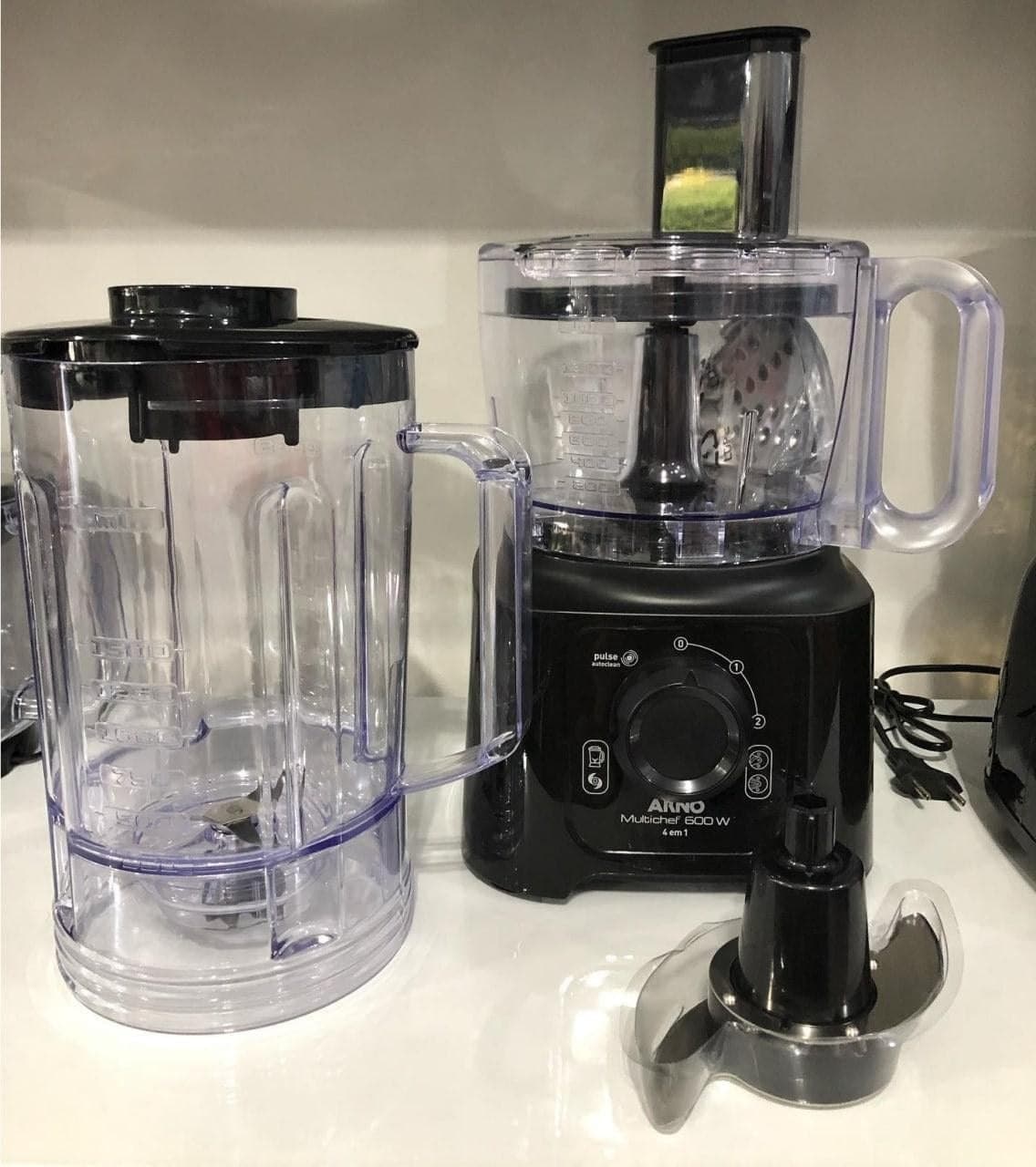 Multiprocessador de Alimentos Arno Preto - Multichef 4 em 1 600W ...