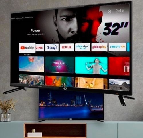 Smart TV LED 32" HD HQ HQSTV32NP Netflix Youtube 2 HDMI 2 USB Wi-Fi ...